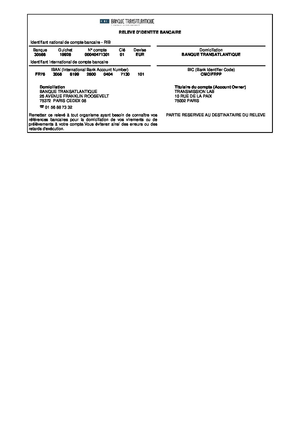 iban-transmission-lab | Transmission Lab